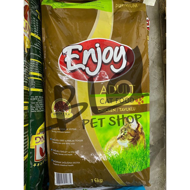 Enjoy Cat Food Adult (15kg) | Shopee Malaysia