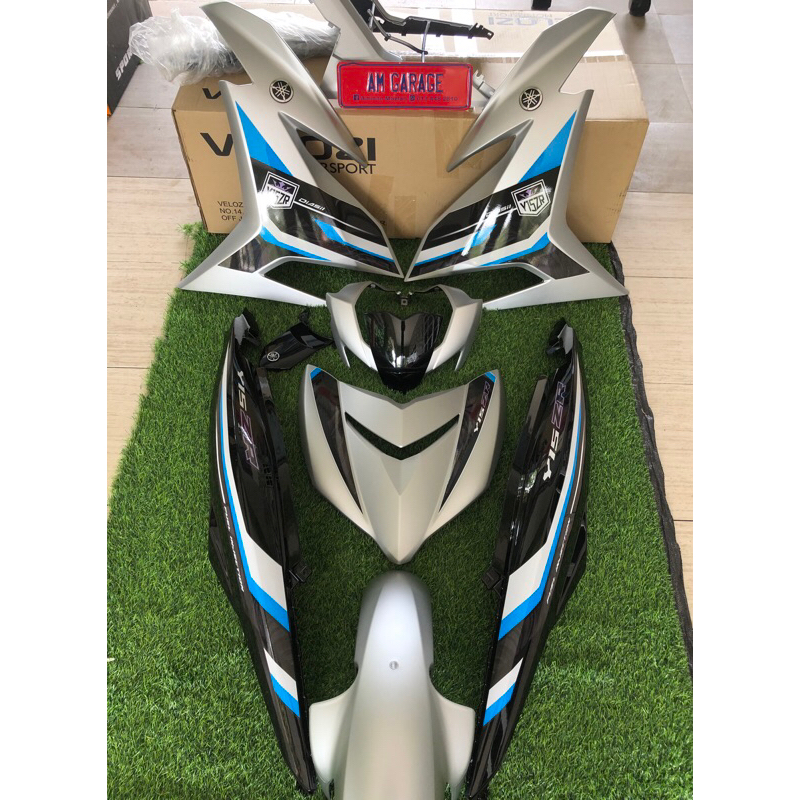 Body coverset Y15 Y15ZR V2 hijau 2022 2023 model terbaru cover velozi ...