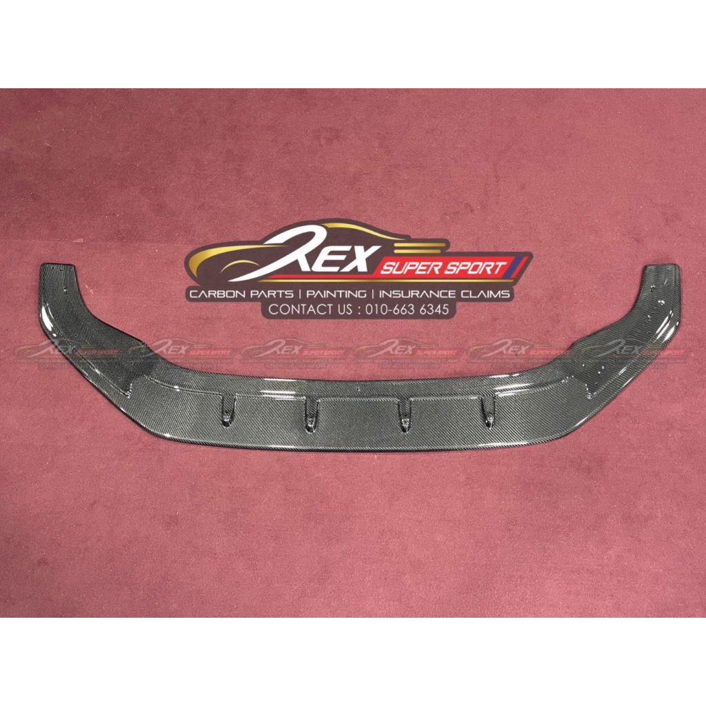 VW Volkswagen Golf MK7.5 R Front Lip TCR Real Forged / Carbon Fiber ...