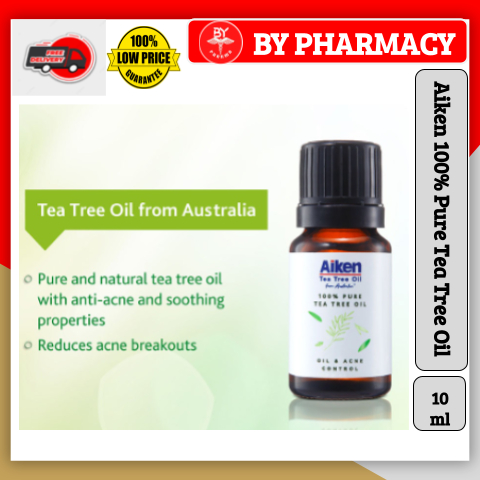 Aiken 100% Pure Tea Tree Oil (10ml) | Shopee Malaysia