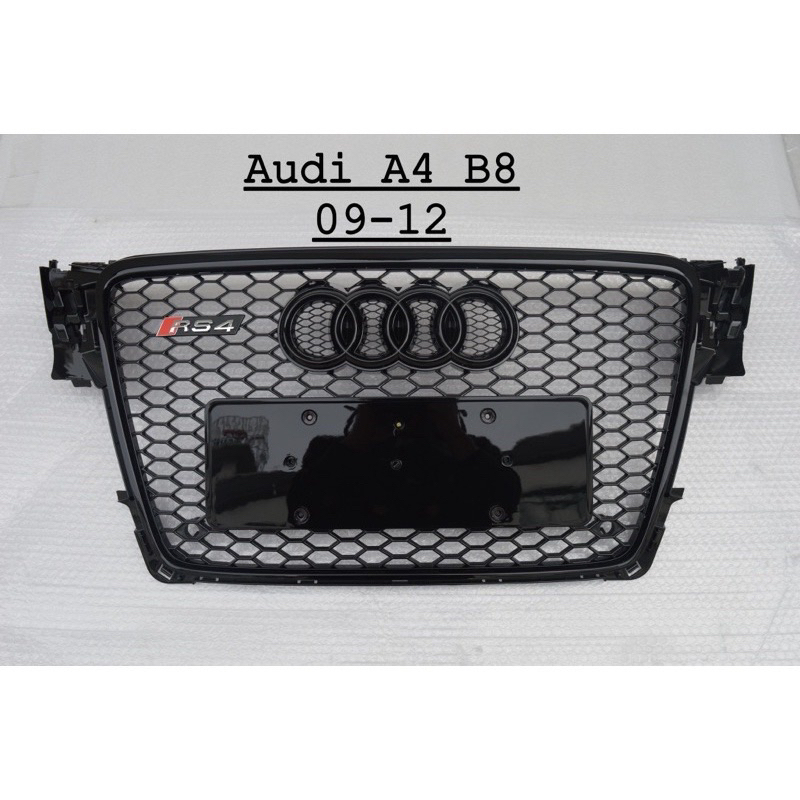AUDI A4 S4 RS4 B8 09-12 FRONT GRILL HONEYCOMB GABAN DEPAN RS GRILL RS4 ...