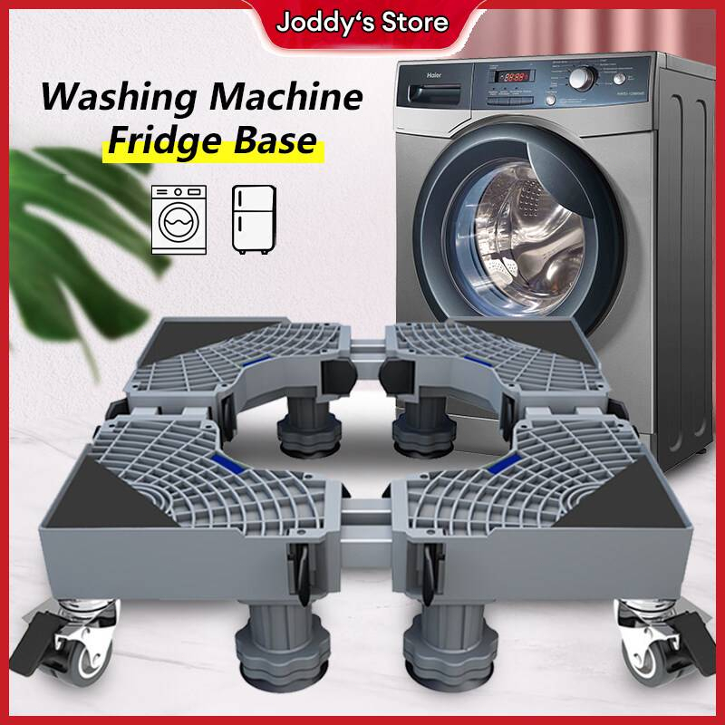 Adjustable Washing Machine Base Stand Heavy Duty With Wheels Movable ...