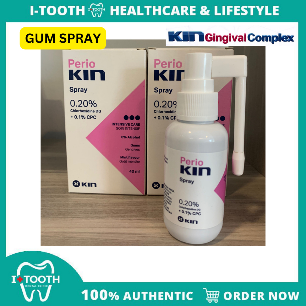 Perio Kin Oral Spray 0.2% Chlorhexidine + 0.1% CPC 40ml | Shopee Malaysia