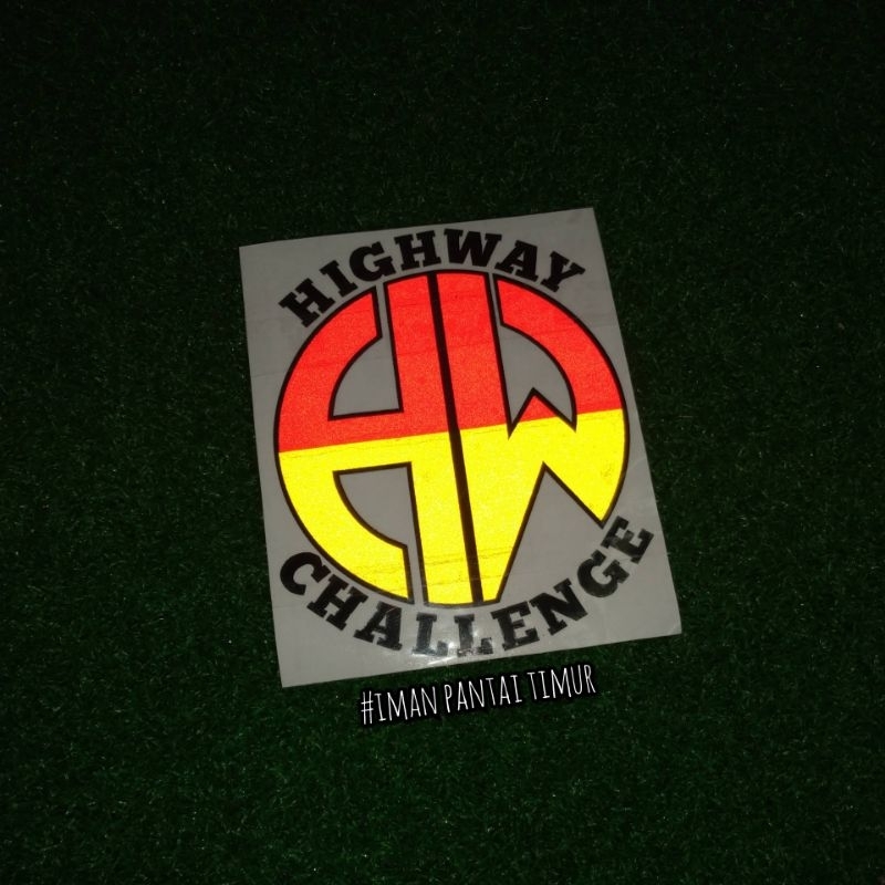 STICKER HW HIGHWAY CHALLENGE | Shopee Malaysia