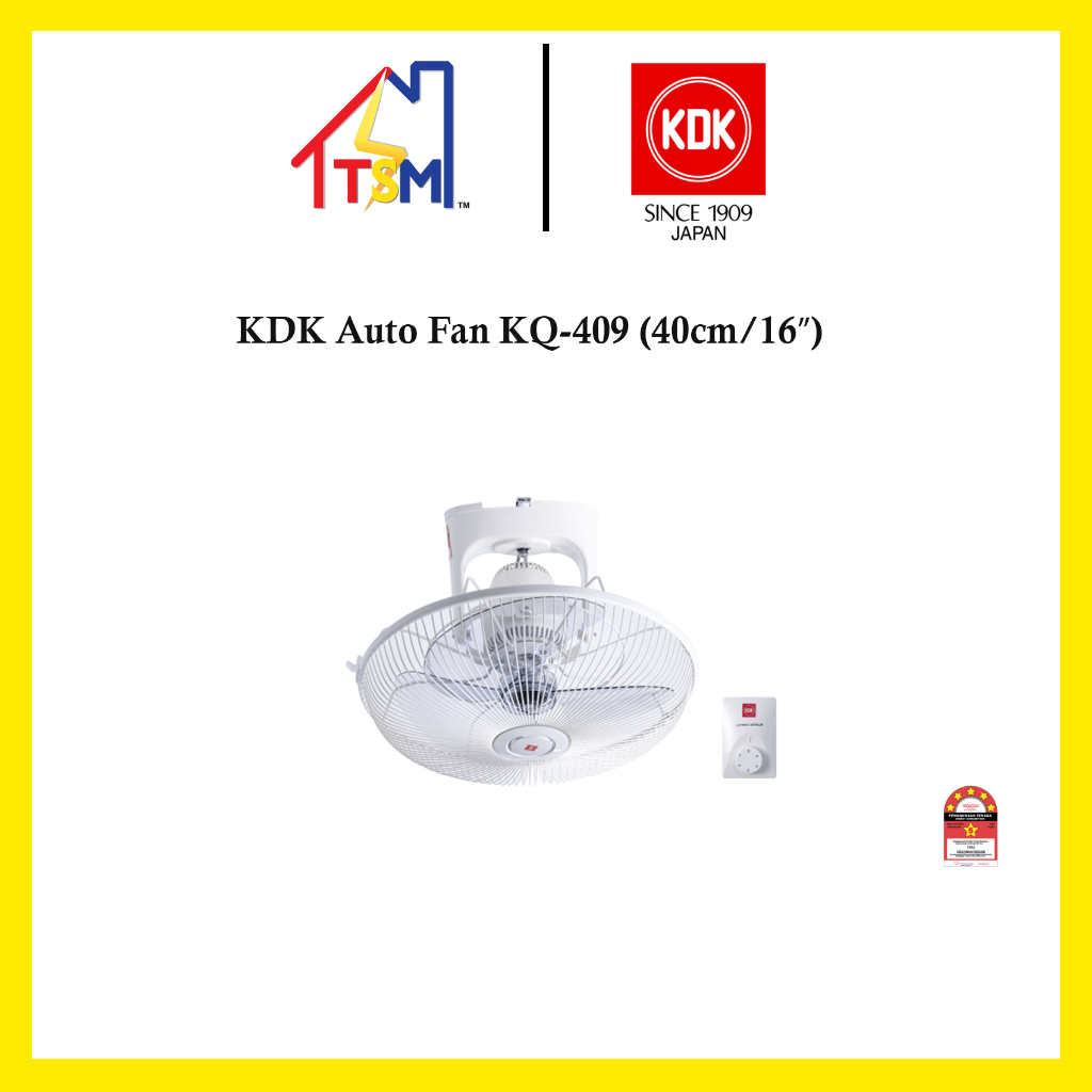 KDK Auto Fan 16'' KQ-409 | Shopee Malaysia