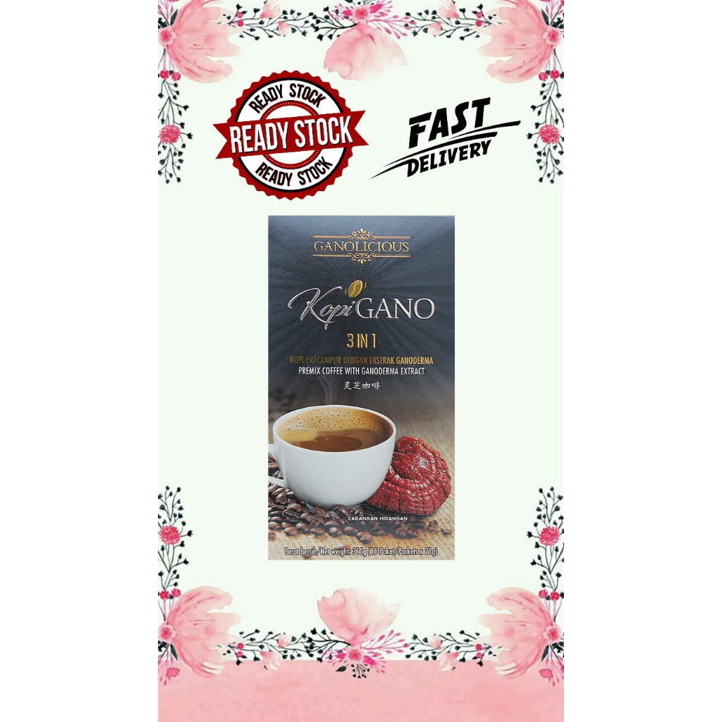 GANO EXCEL GANOLICIOUS KOPI GANO KOPIGANO 3 IN 1 GANO COFFEE (15 SACHETS) | Shopee Malaysia