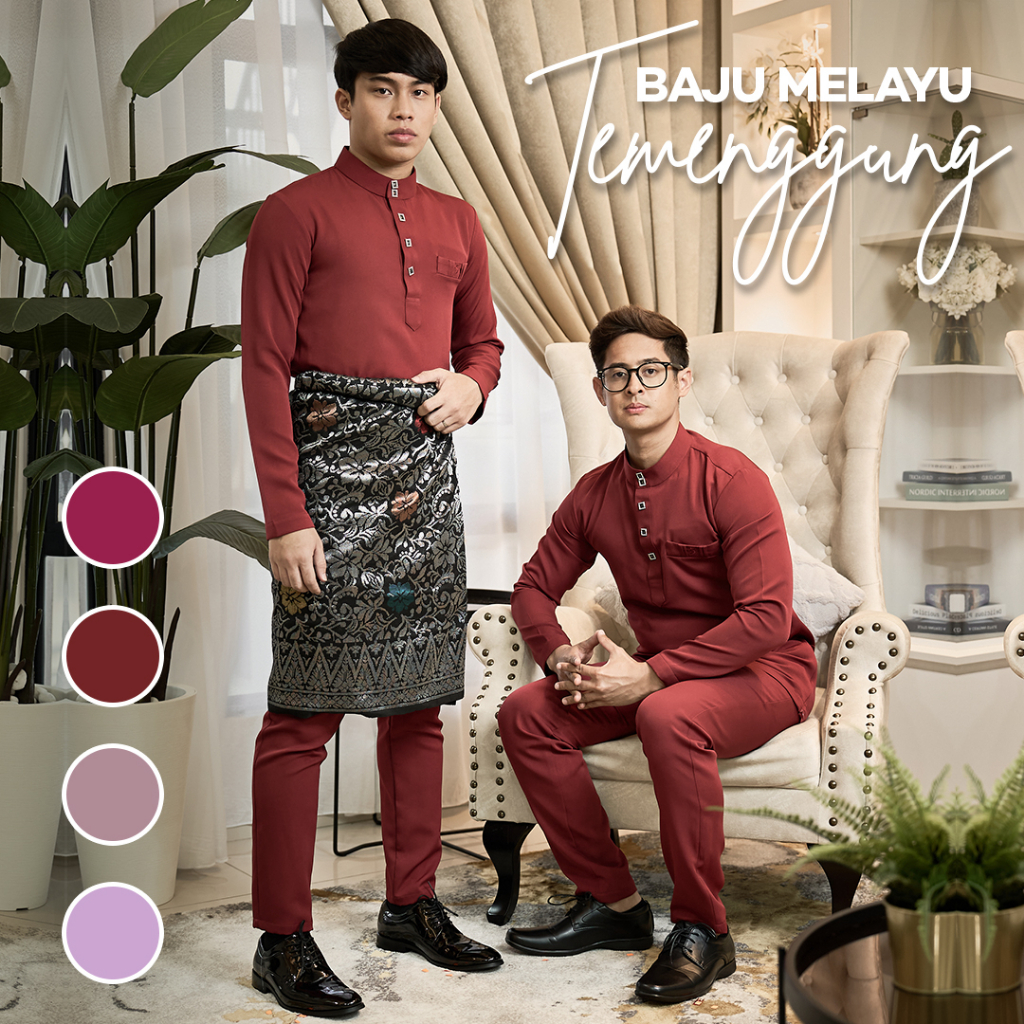 BAJU MELAYU TEMENGGUNG HQ LIMA WAKTU (RAYA 2023) !!!! | Shopee Malaysia