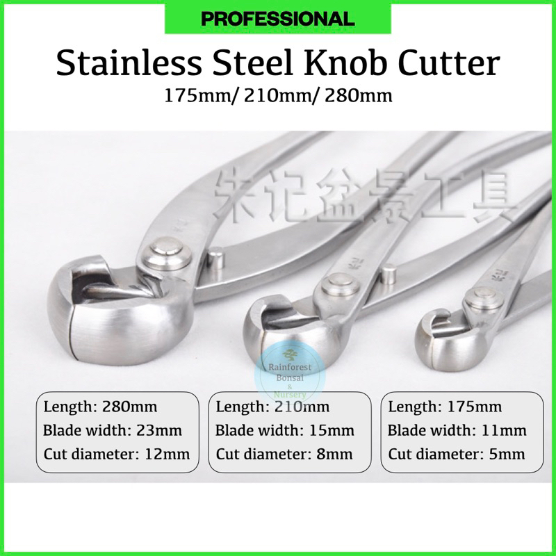Alat Bonsai Keluli Tahan Karat/Stainless Steel Trunk Splitter/Root ...