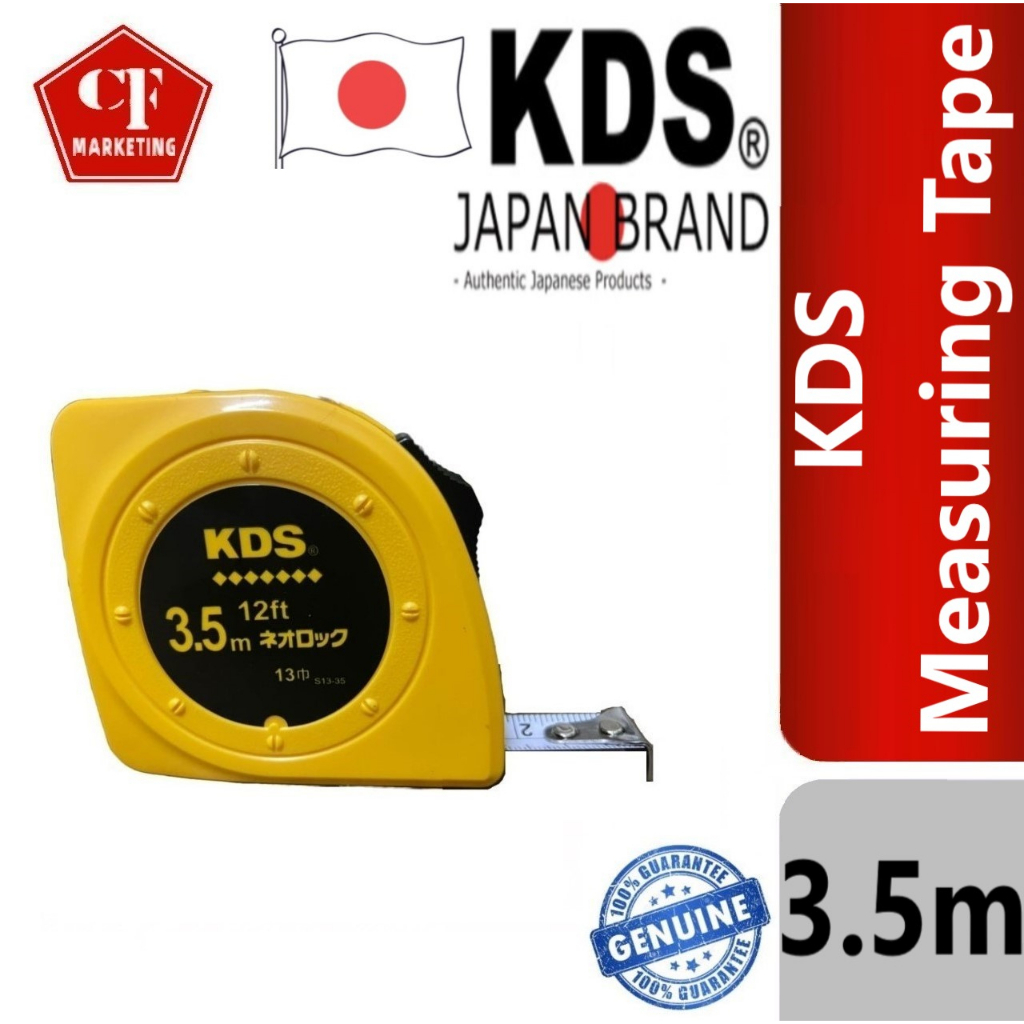 KDS Measuring Tape - 3.5m (12 feet) | Shopee Malaysia