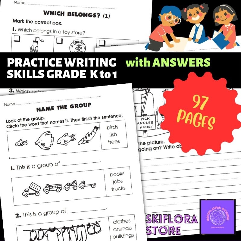 [SS215] Practice Writing Skills for Kindergarten and Grade 1 Softcopy ...
