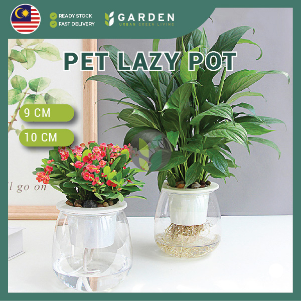 SMART Auto Lazy Yewfex Self Watering Plastic Flower Pot Vase Fish ...