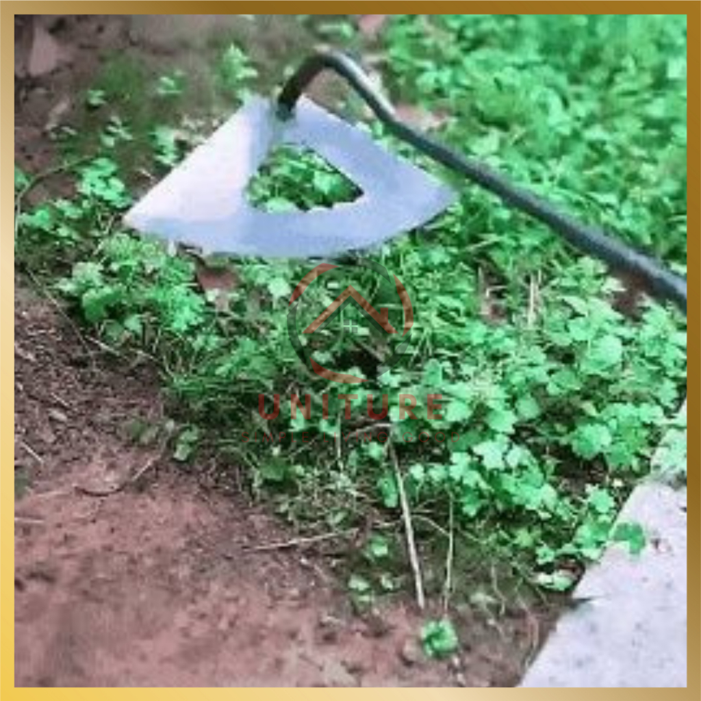Cangkul Besi Kayu keluli tahan lasak cabut rumput/rumpai manual di ...