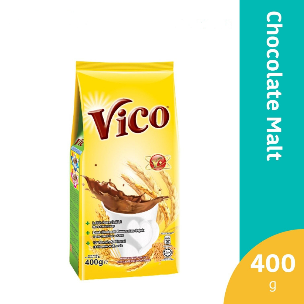 VICO Chocolate Malt Drink Refill Pack 400g | Shopee Malaysia