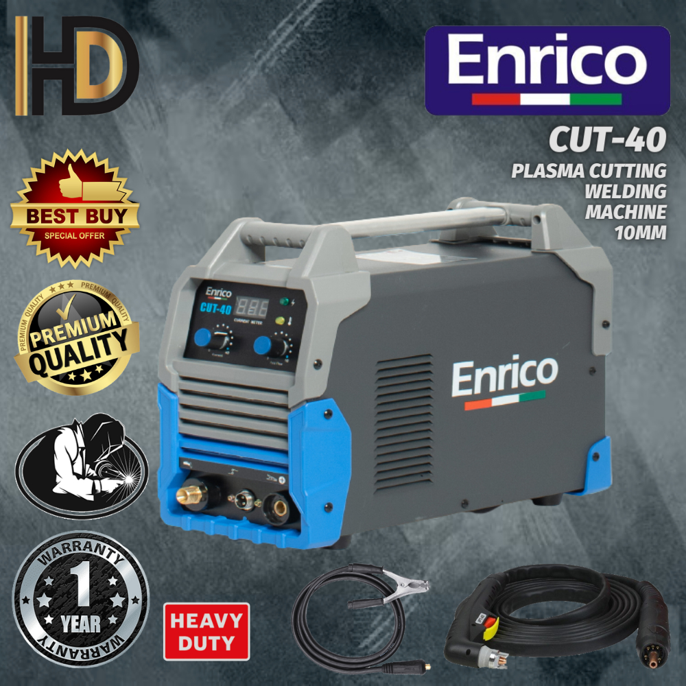 ENRICO CUT-40 1 Phase Inverter Plasma Cutter Welding Machine / Plasma ...