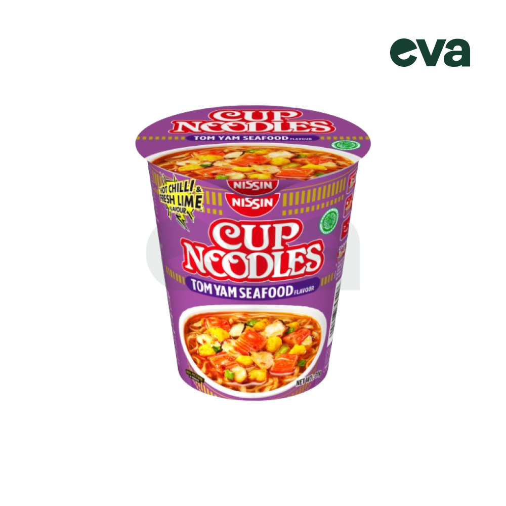 (ID MADE)(HALAL) NISSIN CUP NOODLES TOM YUM SEAFOOD 71G | Shopee Malaysia