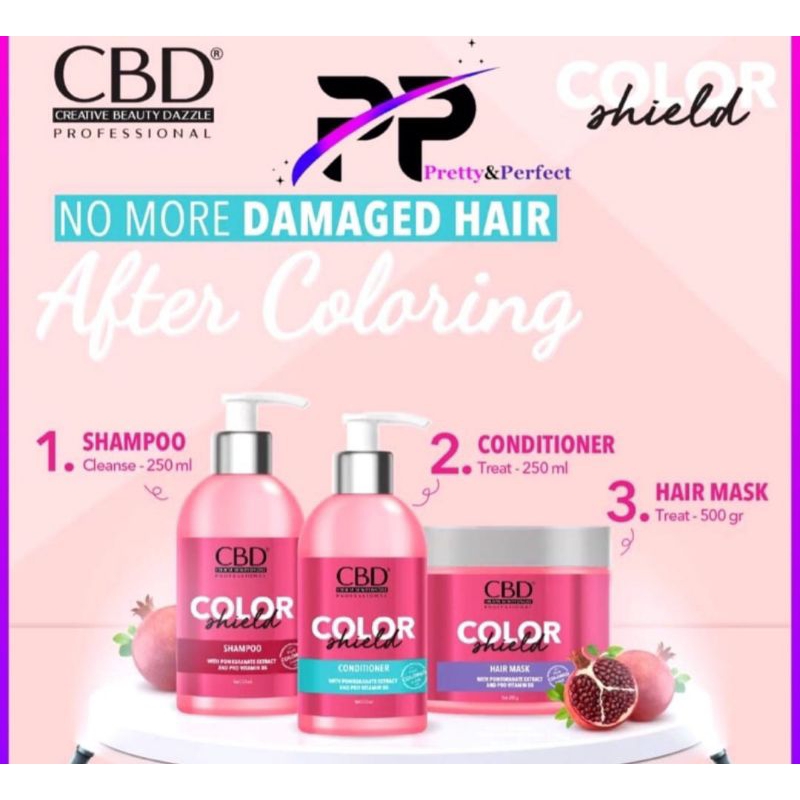 CBD Colour Shield Hair Mask /Shampoo/Conditioner Pink | Shopee Malaysia