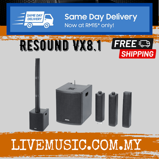 SAMSON RESOUND VX8.1 PORTABLE COLUMN ARRAY SYSTEM ( RESOUND VX81 / RESOUNDVX81 ) | Shopee Malaysia