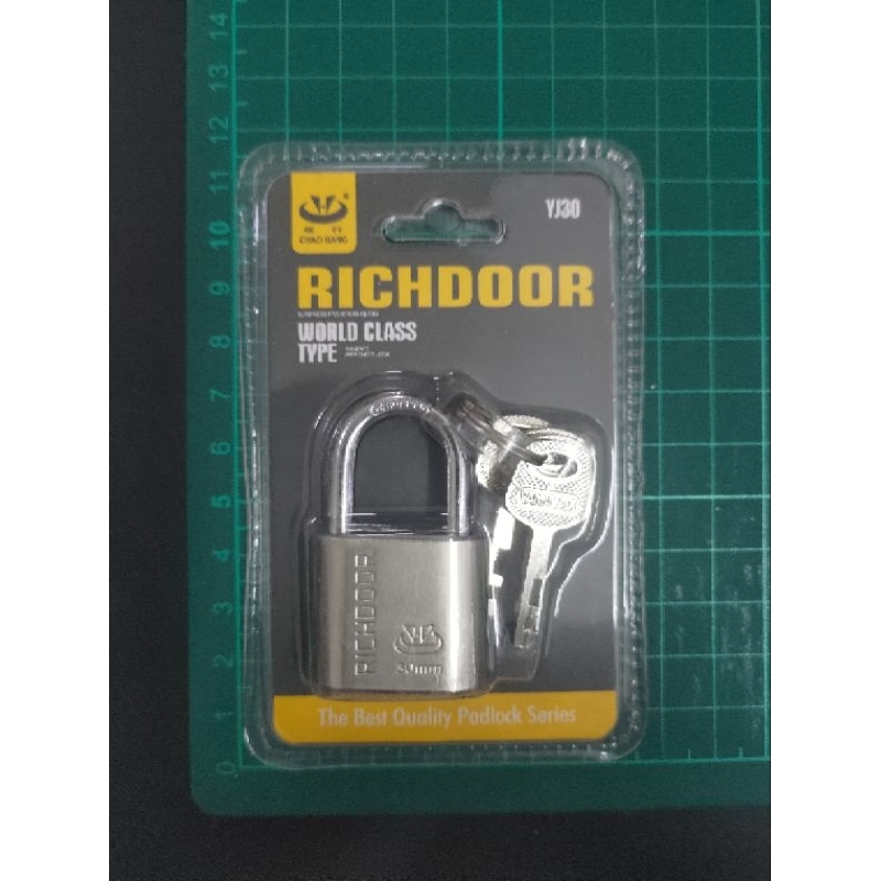 Chao Hang RICHDOOR Padlock 30mm | Shopee Malaysia