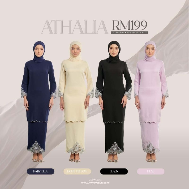 ATHALIA KURUNG ( MYRAVALLYN MEMOIR RAYA) | Shopee Malaysia