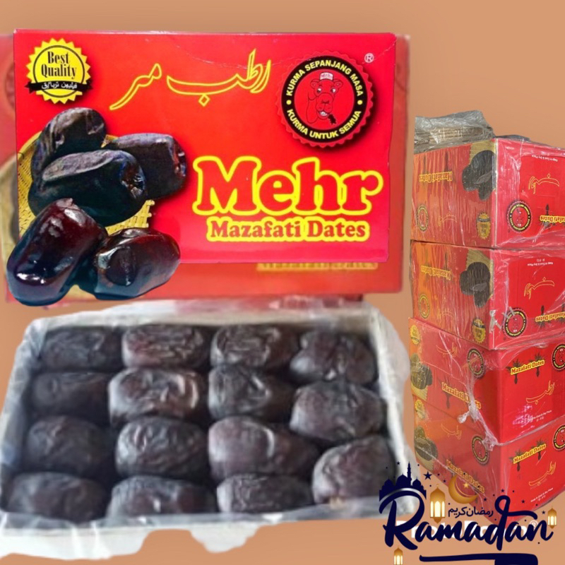 Kurma Madu Mehr Rotab/ Bam Mazafati Dates. Rotob Kotak Borong Murah ...