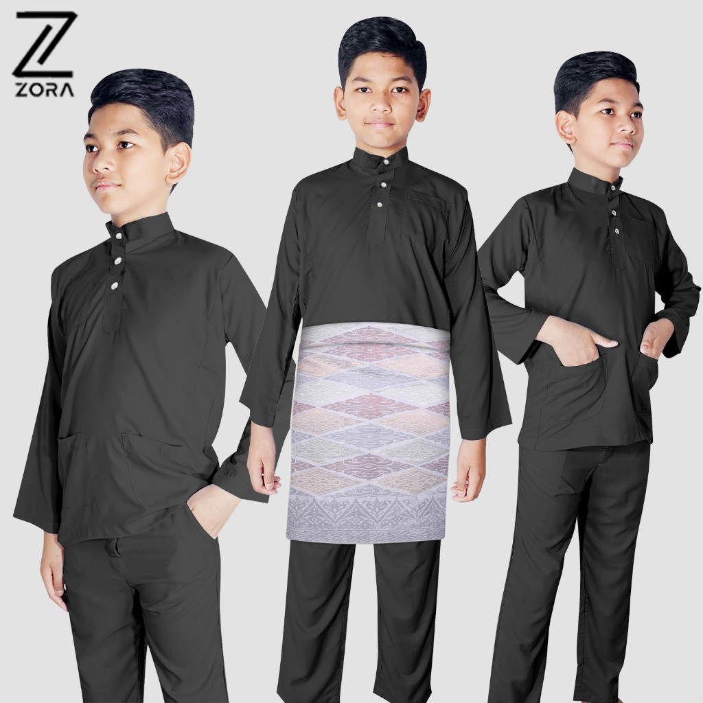 Baju Melayu EXCLUSIVE Cotton Kids Baju (2Y-12Y) - 6 Colors Kids Boys ...