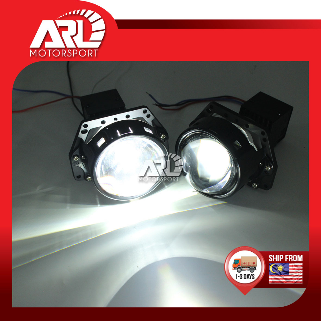 Car Projector Lamp Headlights Projector 3 inches LED Lights Projector ...