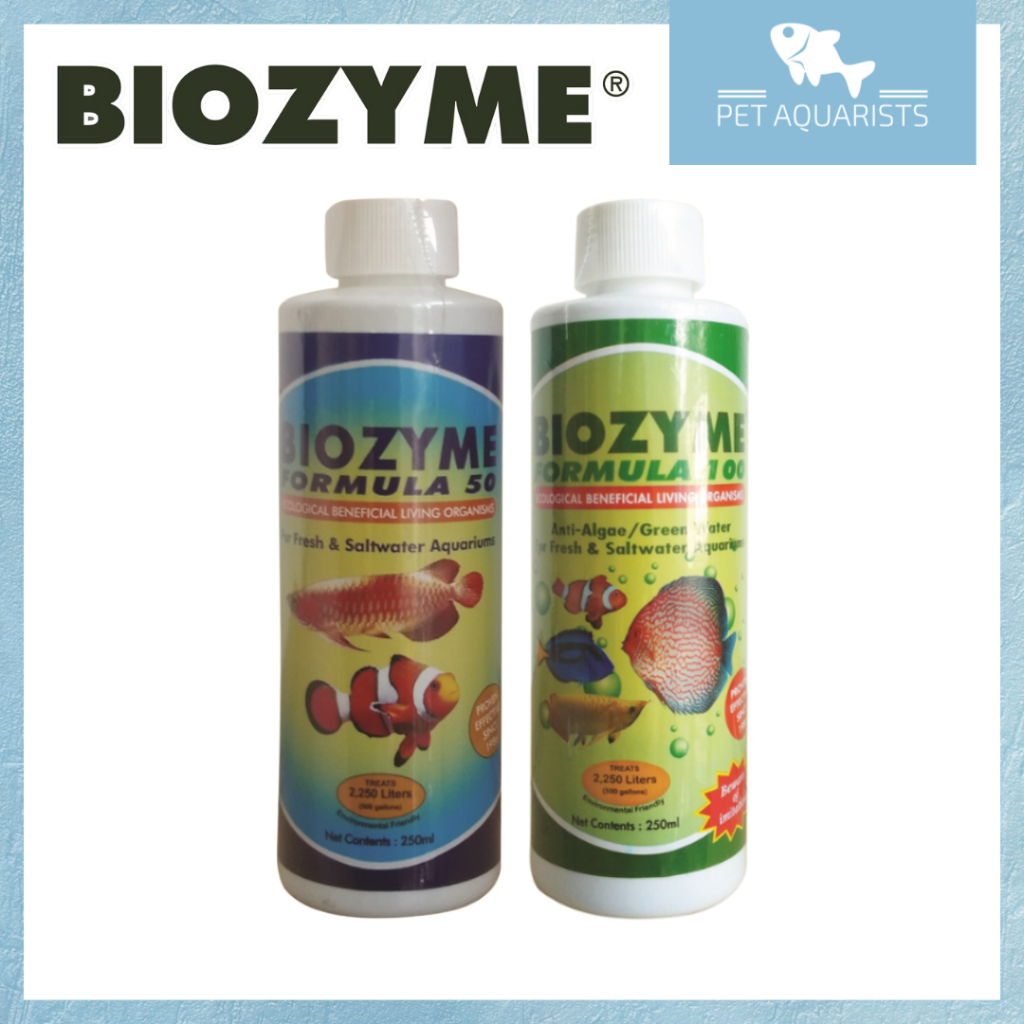Biozyme Formula 50/100 For Fresh & Saltwater Pond & Aquarium (250ML ...