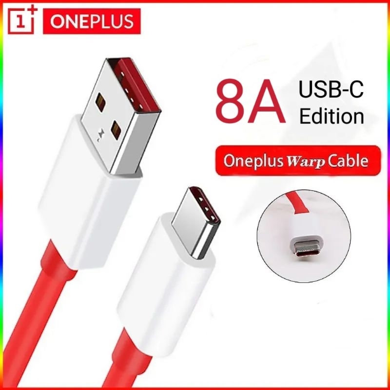 Oneplus 8A Type-C USB Cable USB-A To USB-C Edition 100cm Super Fast ...