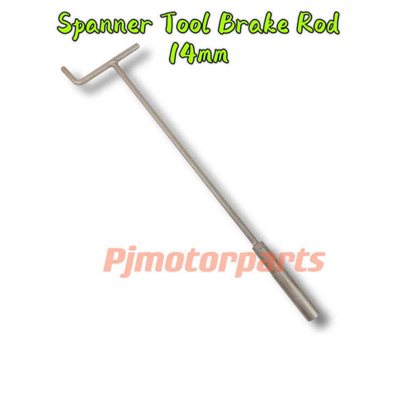 SPANNER TOOL BRAKE ROD LONG (SAIZ 14MM) SPANNAR ADJUSTER BREK SCREW ...