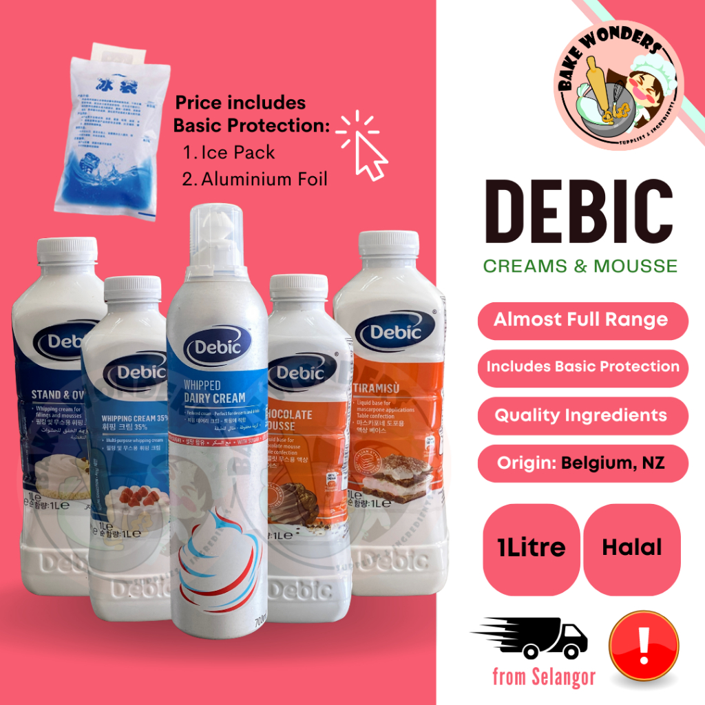 [ Chill ] Debic Whipping Cream/ Debic Stand & Overrun/ Debic Chocolate ...