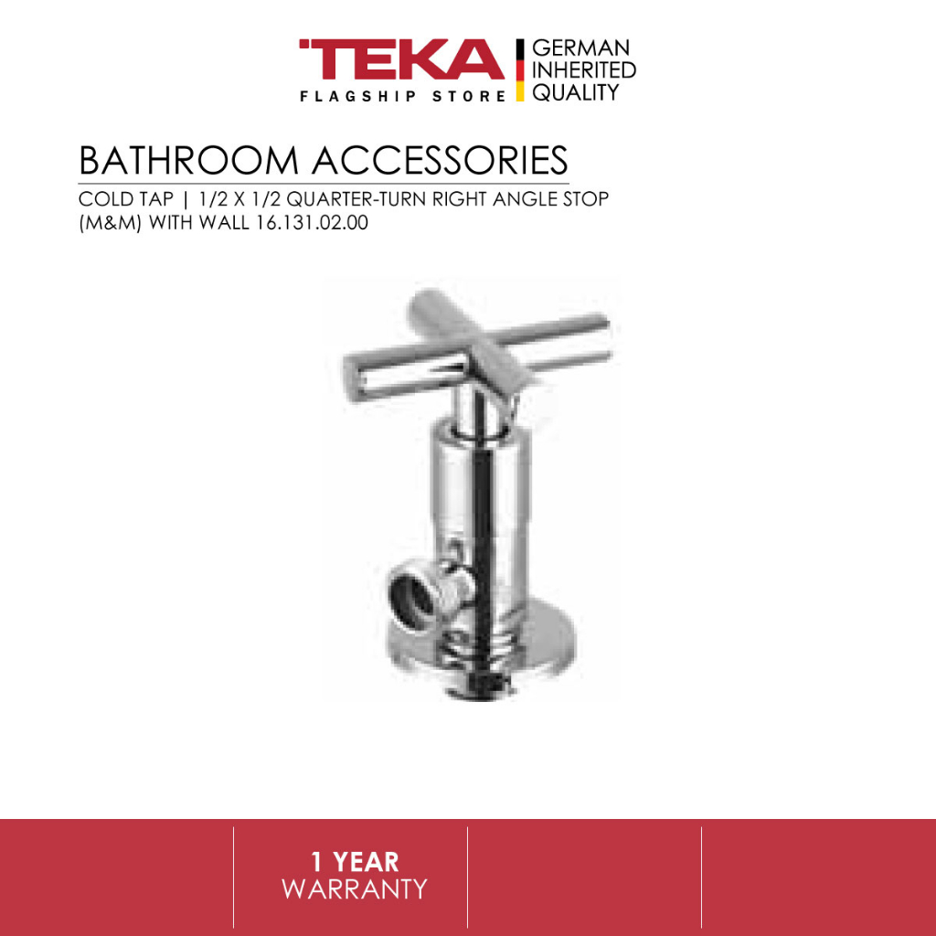 TEKA COLD TAP RIGHT ANGLE STOP VALVE 16.131.02.00 | Shopee Malaysia