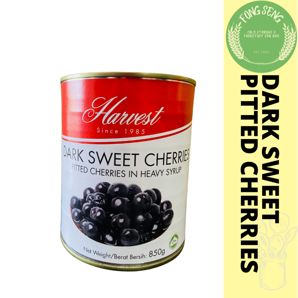 Harvest Dark Sweet Pitted Cherries 850gm Shopee Malaysia