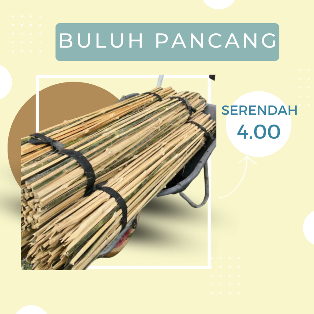 Bamboo Buluh Pancang Gardening - Bakar Ayam Percik / Buloh Support ...