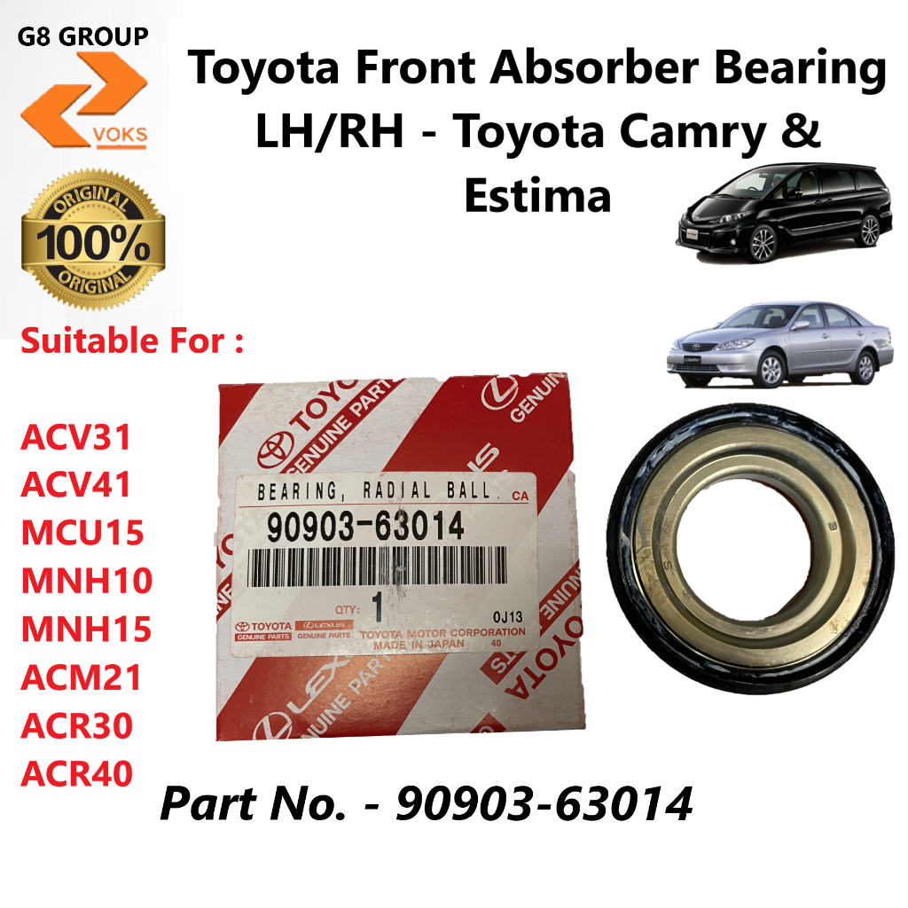 Toyota Front Absorber Bearing LH/RH - Toyota Camry & Estima ( 90903 ...