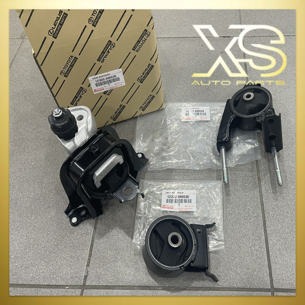 100% ORIGINAL TOYOTA VIOS 2002-2007 NCP42 (AUTO) ENGINE MOUNTING SET ...