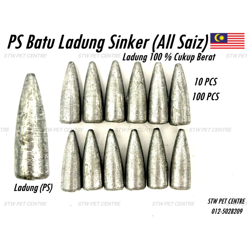 Batu Ladung PS Batu Timah Timah Batu Ladung Pancing Laut Batu Bulu Ayam ...