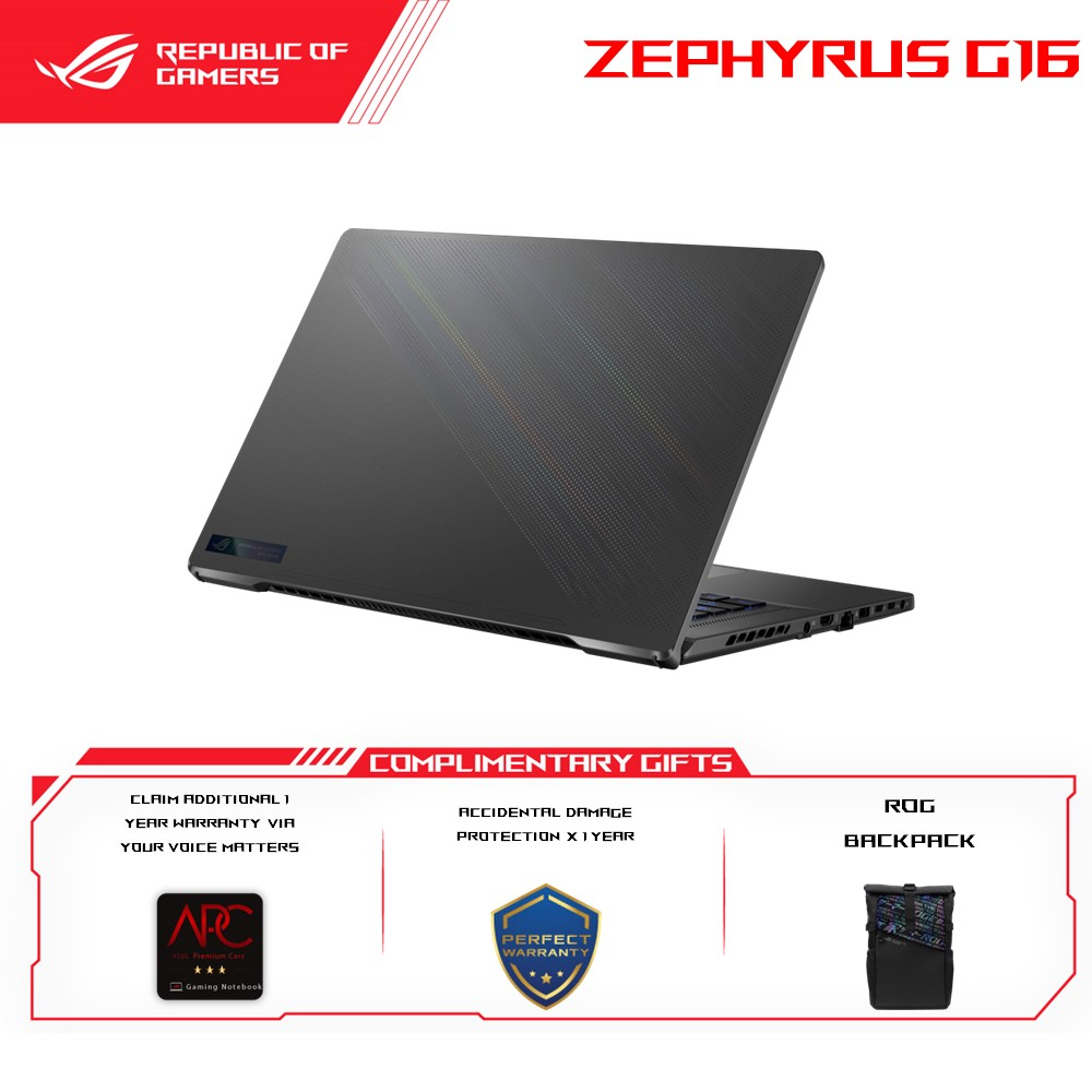 ASUS ROG Zephyrus G16 2023 GU603V-VN4018W Gaming Laptop | i9-13900H ...