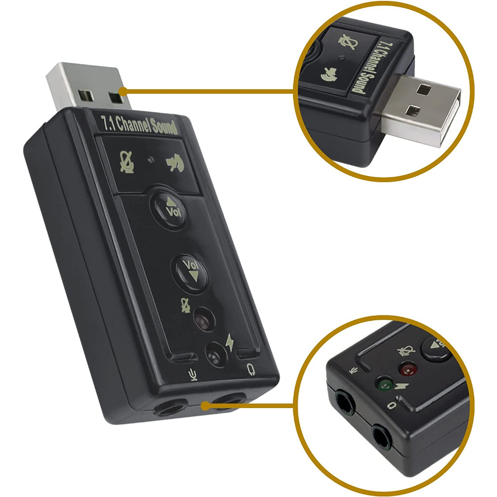 【READY STOCK】USB 7.1 Channel Sound Adapter | Shopee Malaysia