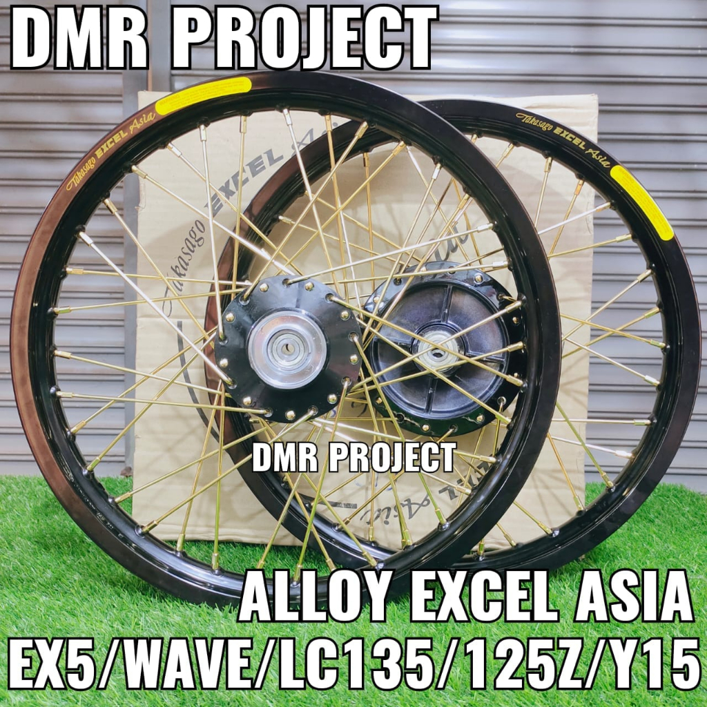 TAKASAGO EXCEL ASIA Y15/LC135/125Z/RS150/LCV8 1.60X17 ALLOY RIM EXCEL ...