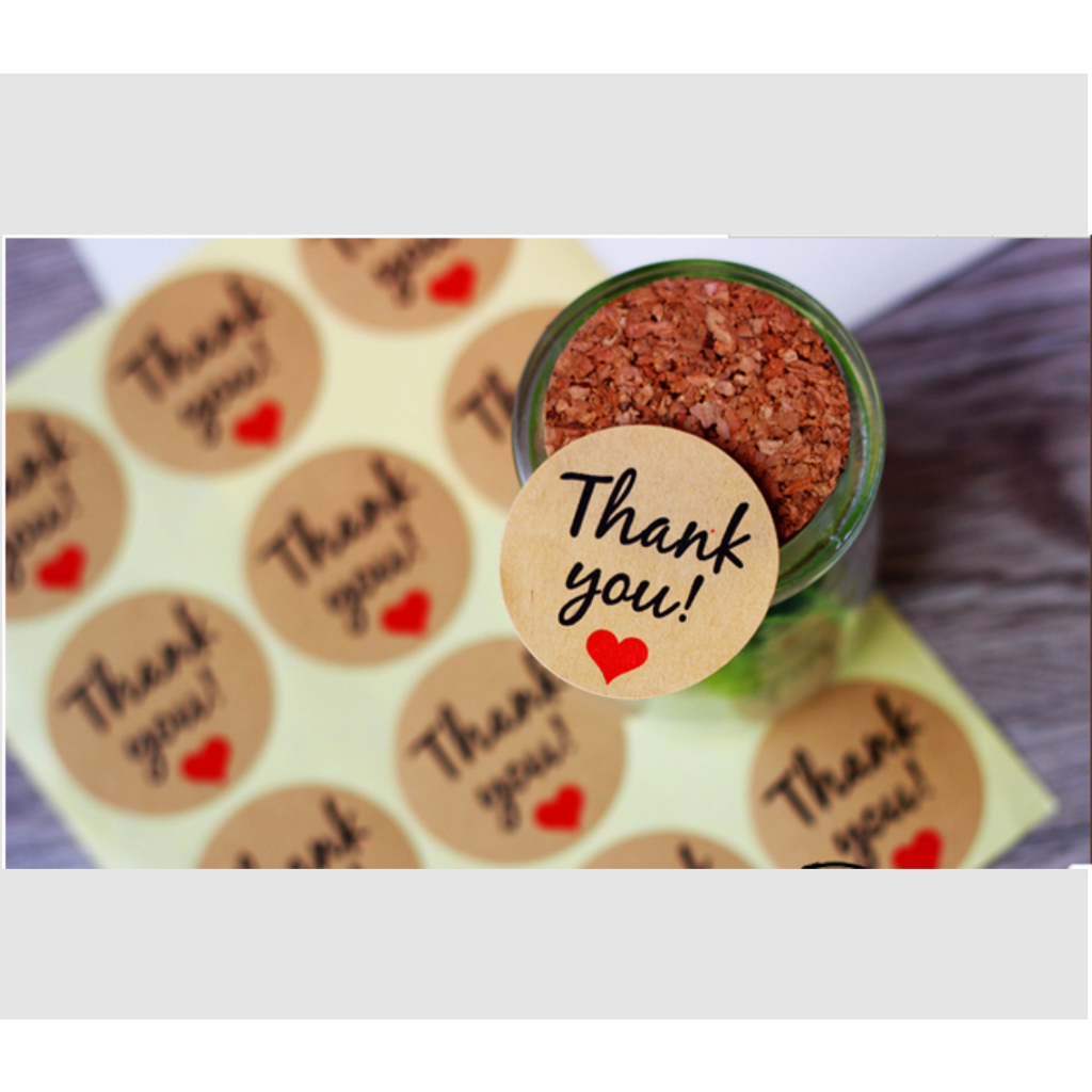 Premium Thank You Flower Sticker / Gold Thank You Sticker/ Goodies ...