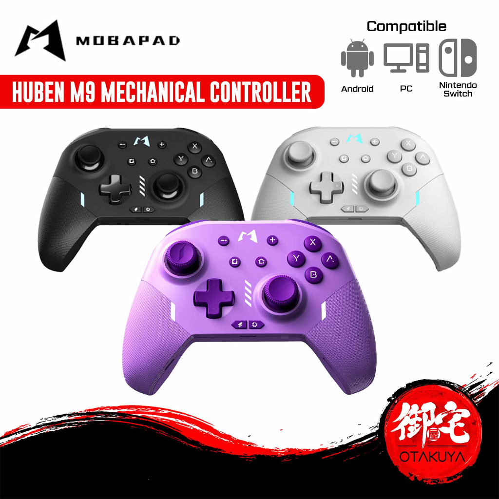 MOBAPAD HUBEN M9 Wireless Mechanical Controller for Nintendo Switch PC ...