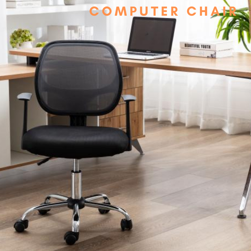 Kerusi office chair Meja IKEA Computer chair with armrest kerusi ...