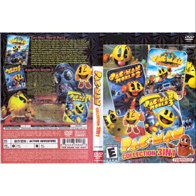 PS2 Game Pacman Collection 3in1(GOLD DISC) | Shopee Malaysia
