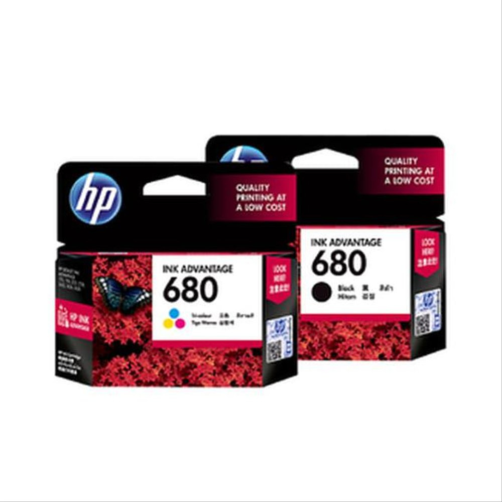 HP 680 Black + Color Original Ink Advantage Cartridge (SET) | Shopee ...
