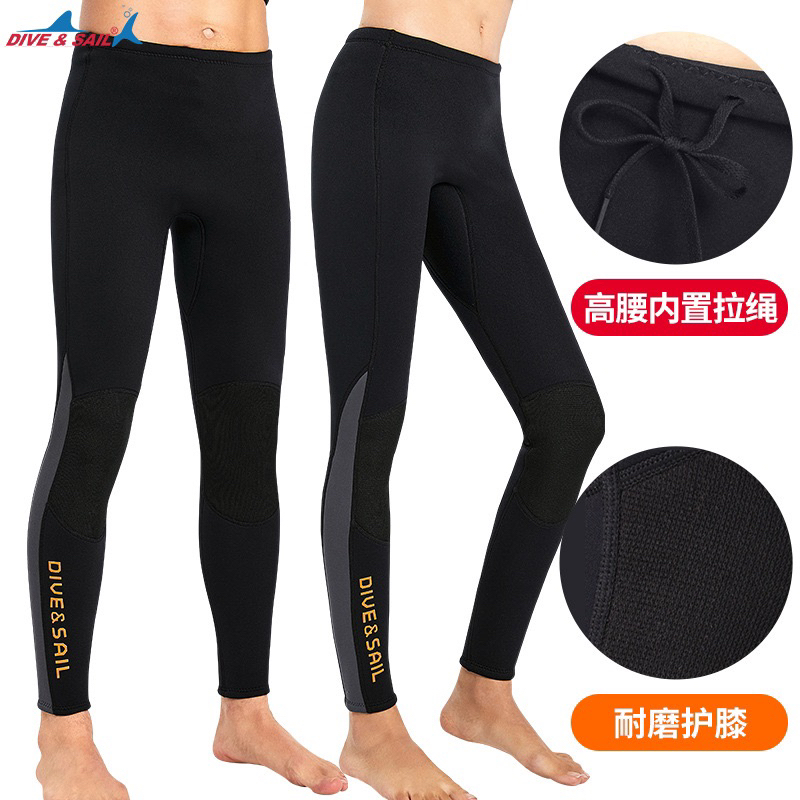 3mm Neoprene Long Swimming Pants Scuba DIVING Wetsuit Trunk Men Water ...