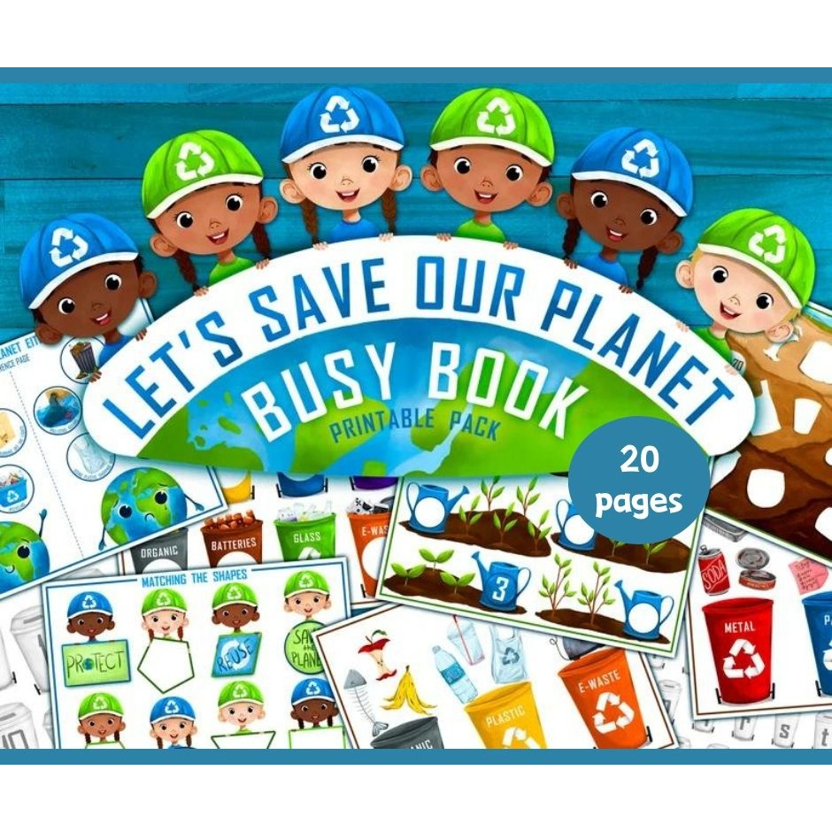 A30 - [PDF] Earth day busy book 19 pages | Shopee Malaysia