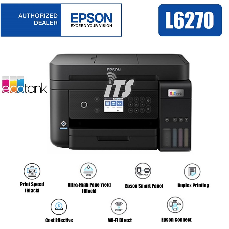 Epson L6270 Wi-Fi Duplex All-in-One Ink Tank Printer with ADF | Shopee ...