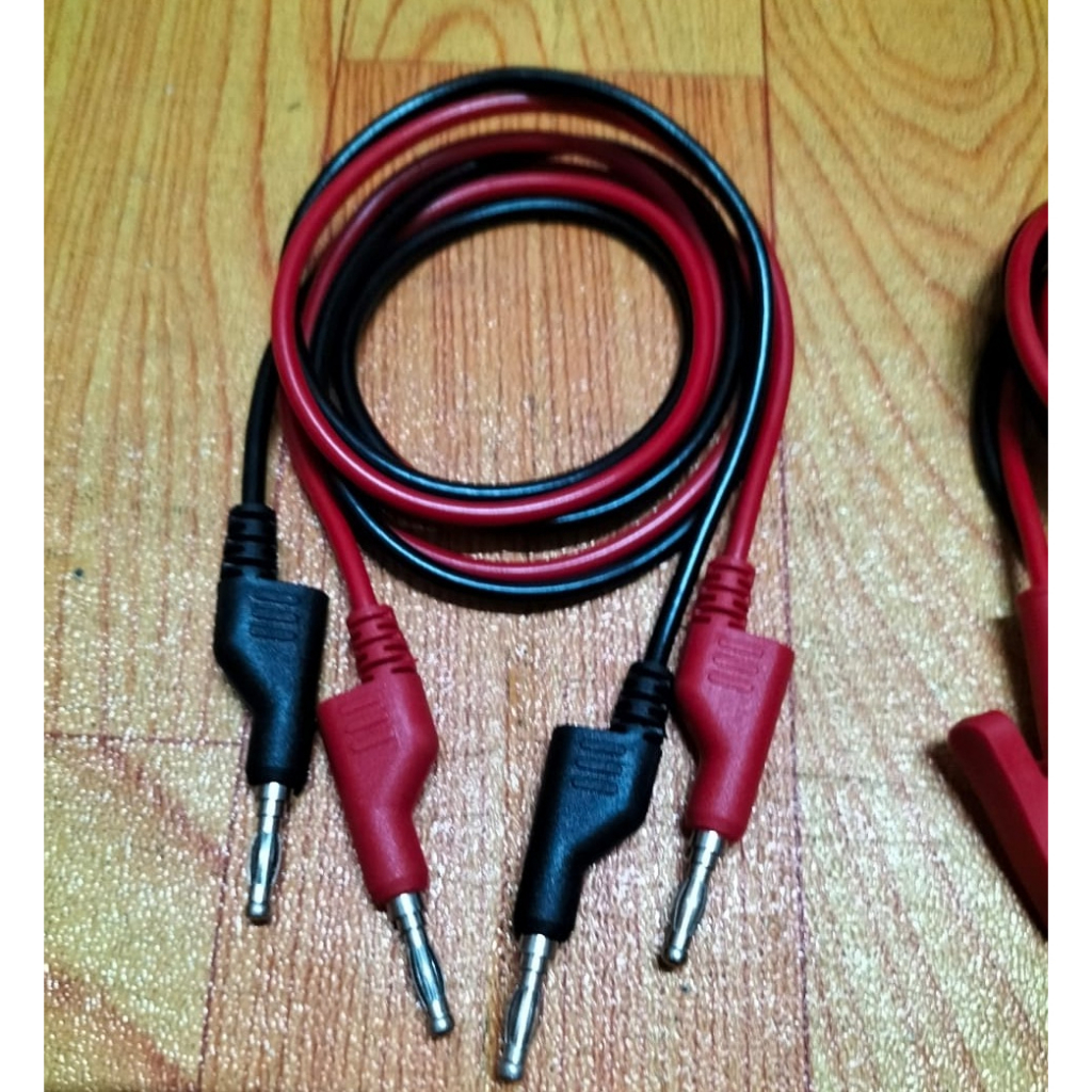 Banana Plug 4MM To 20A Crocodile Clip Test Hook Both Double Crocodile ...