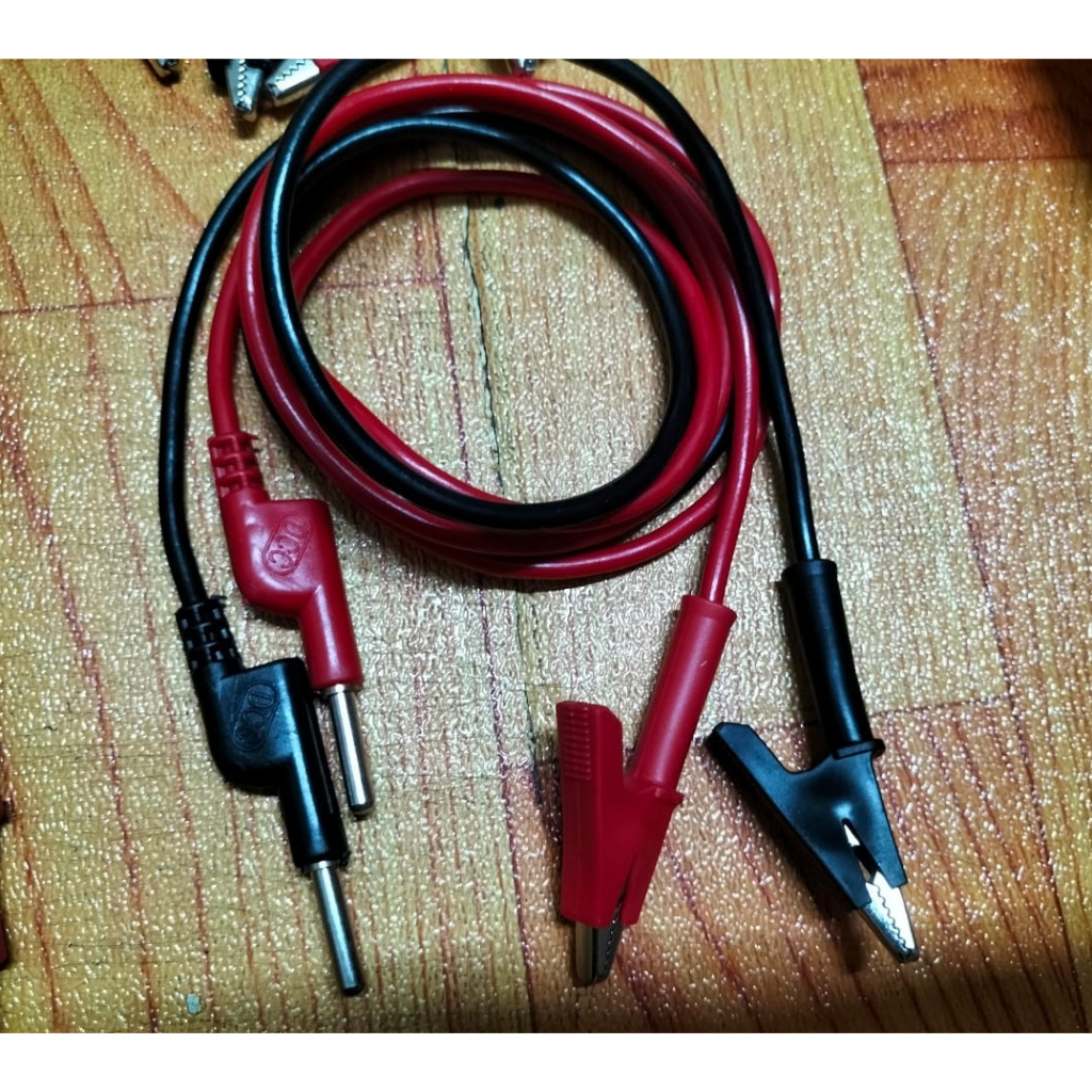 Banana Plug 4MM To 20A Crocodile Clip Test Hook Both Double Crocodile ...