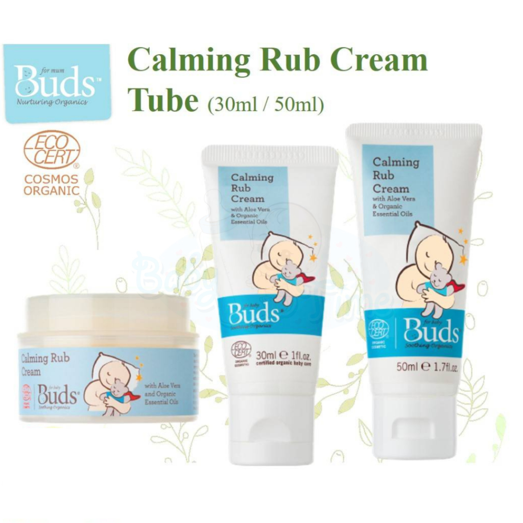 Buds BSO Soothing Organics Calming Rub Cream Tube 30ml/ 50ml | Shopee ...
